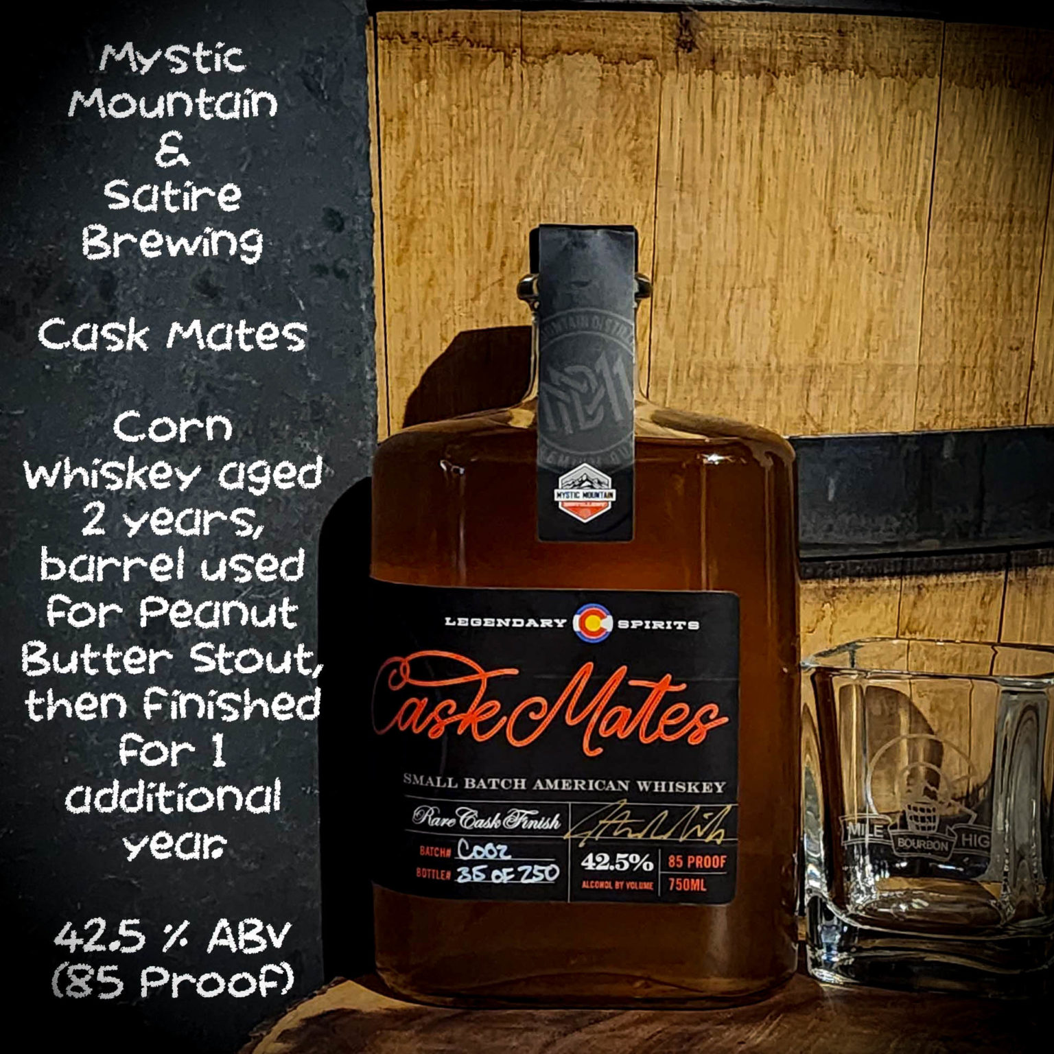 Mystic Mountain & Satire Brewing Cask Mates - Mile High Bourbon and Rye